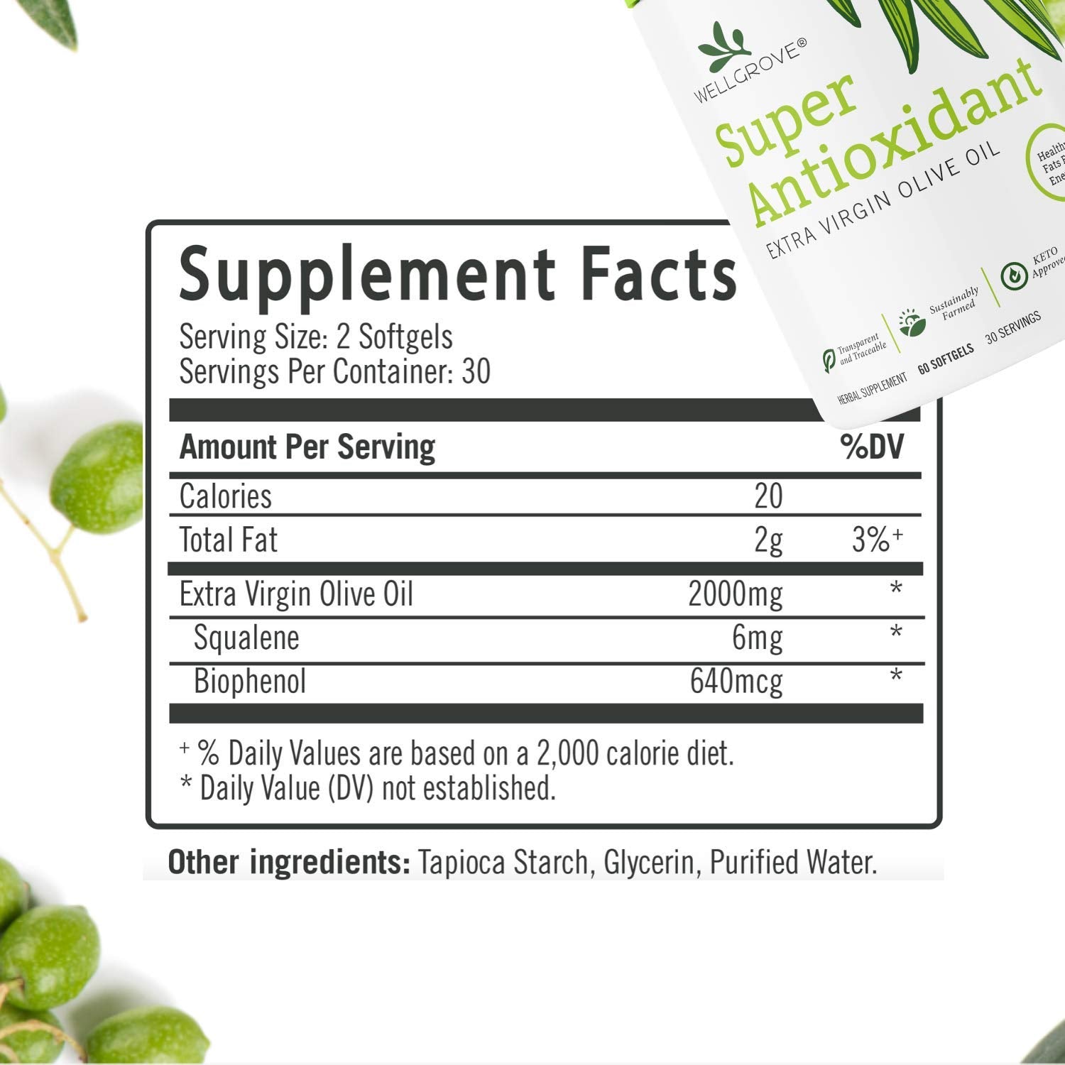 Natural energy booster olive leaf extract