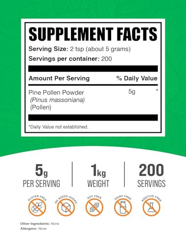 Natural energy booster Pine Pollen Powder