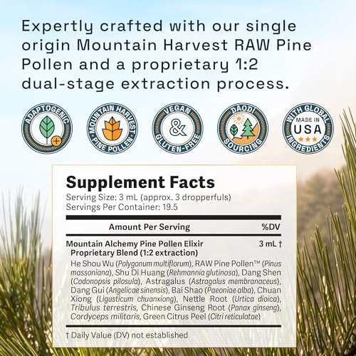 natural energy booster pine pollen