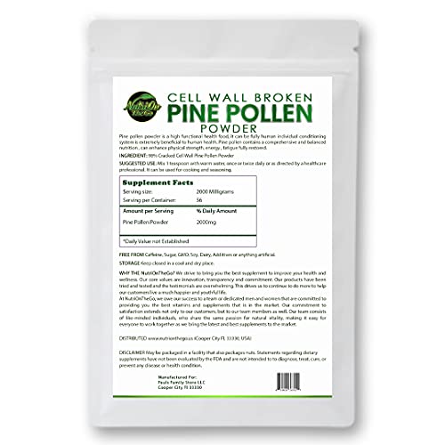 natural energy booster pine pollen