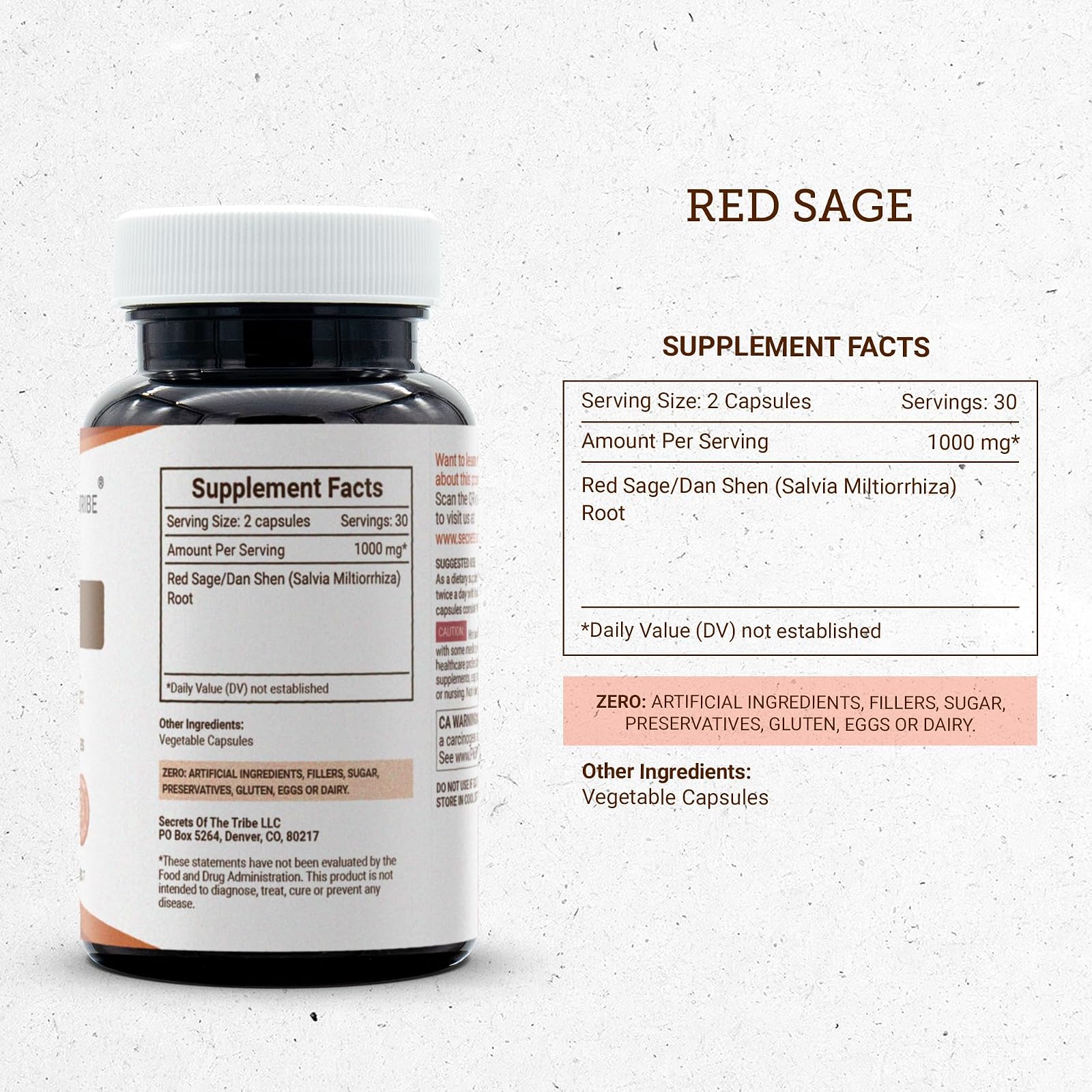 Natural energy booster Red Sage
