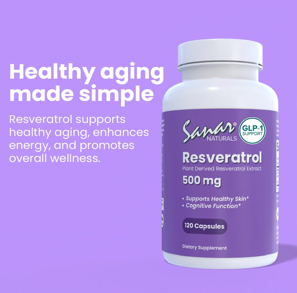 Natural energy booster Resveratrol capsules