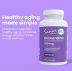 Natural energy booster Resveratrol capsules