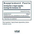 natural energy booster rhodiola supplement