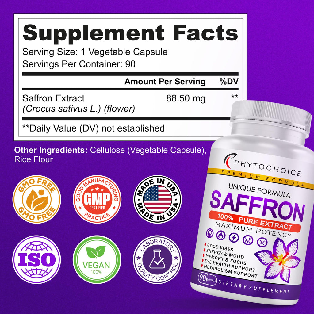 natural energy booster saffron extract