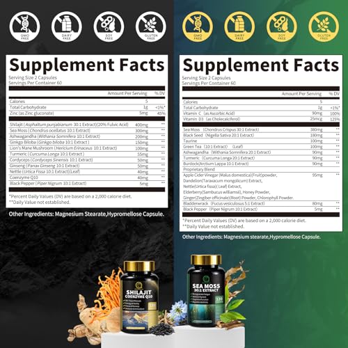 natural energy booster shilajit capsules