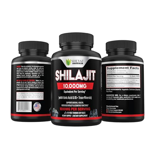 natural energy booster shilajit capsules