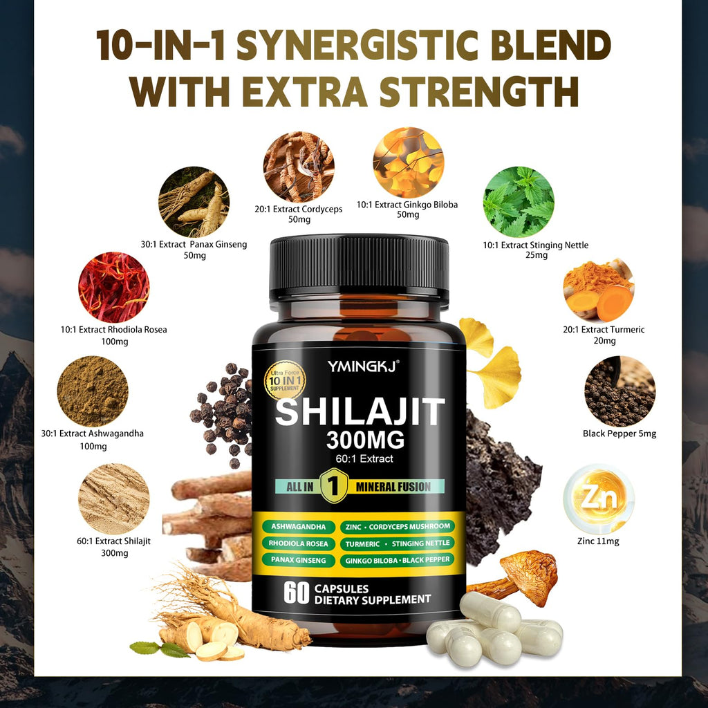 natural energy booster Shilajit capsules