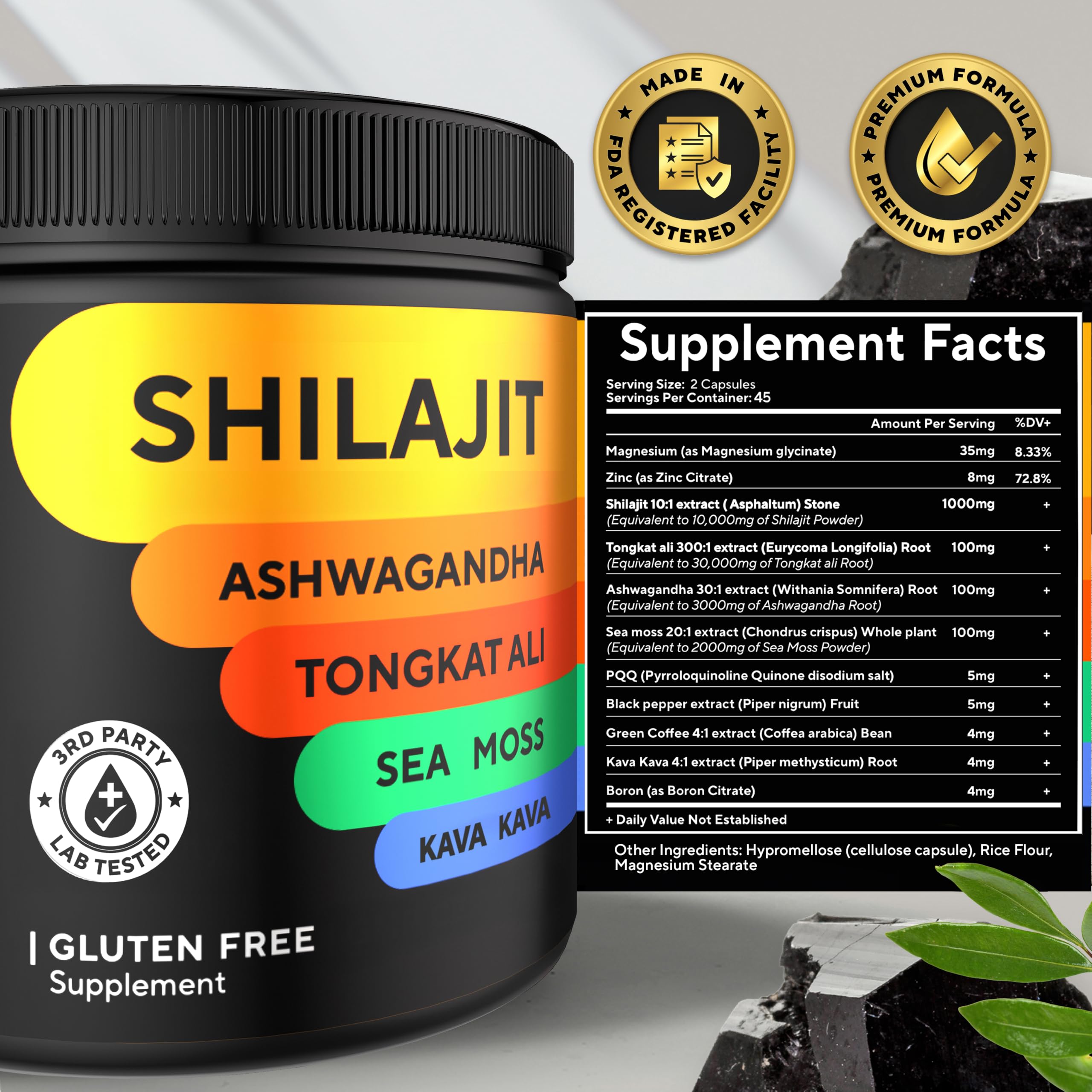 natural energy booster shilajit capsules