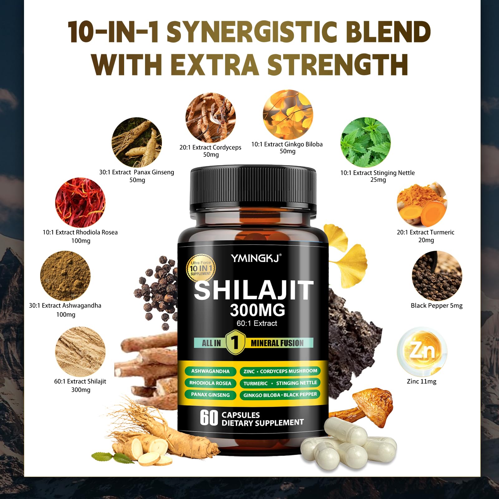 natural energy booster shilajit capsules