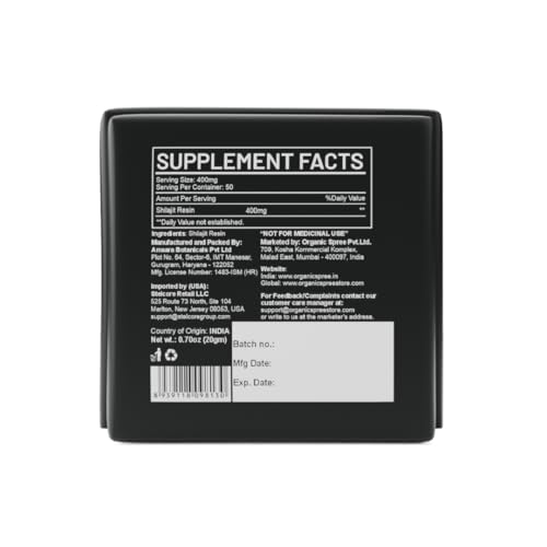 natural energy booster shilajit resin