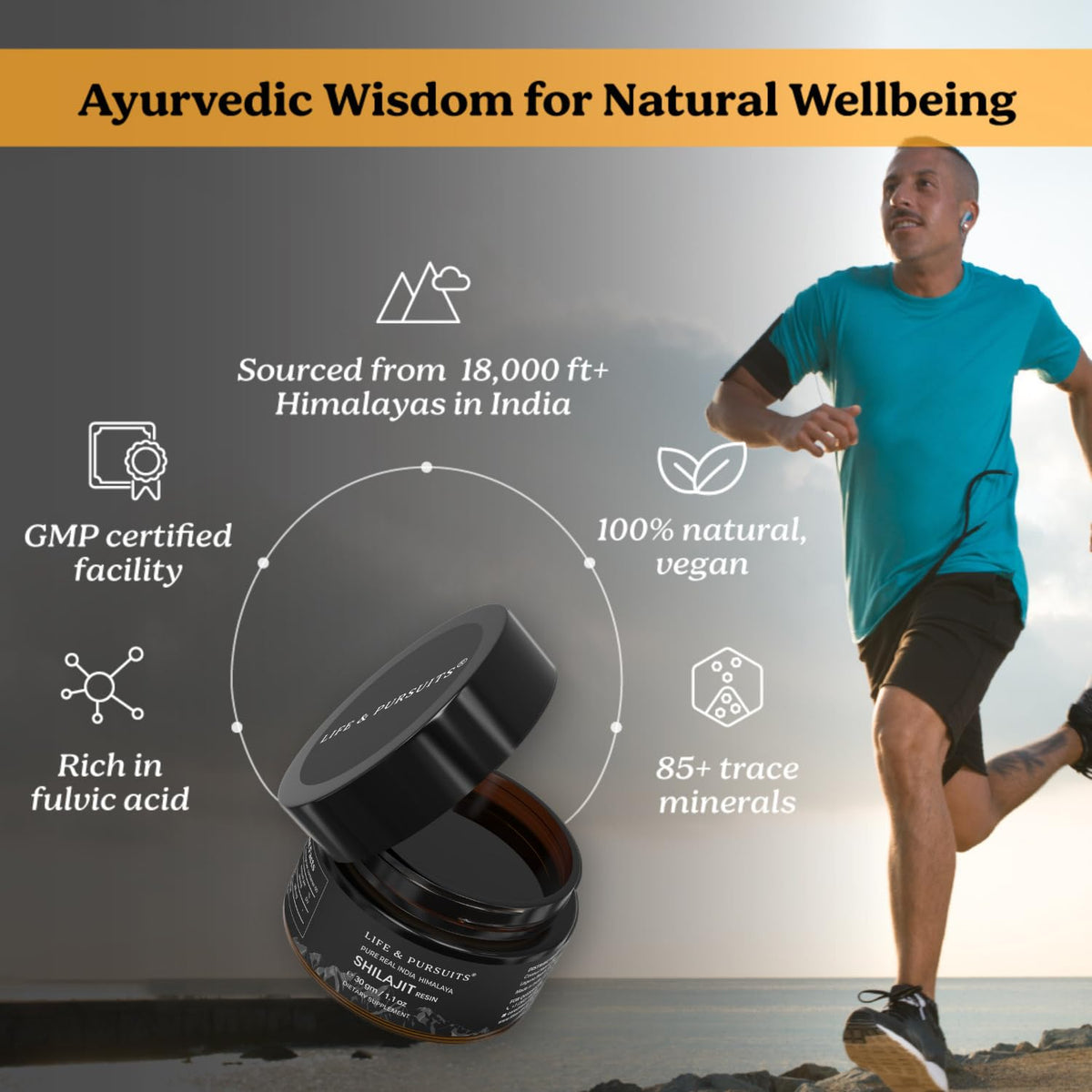 natural energy booster shilajit resin