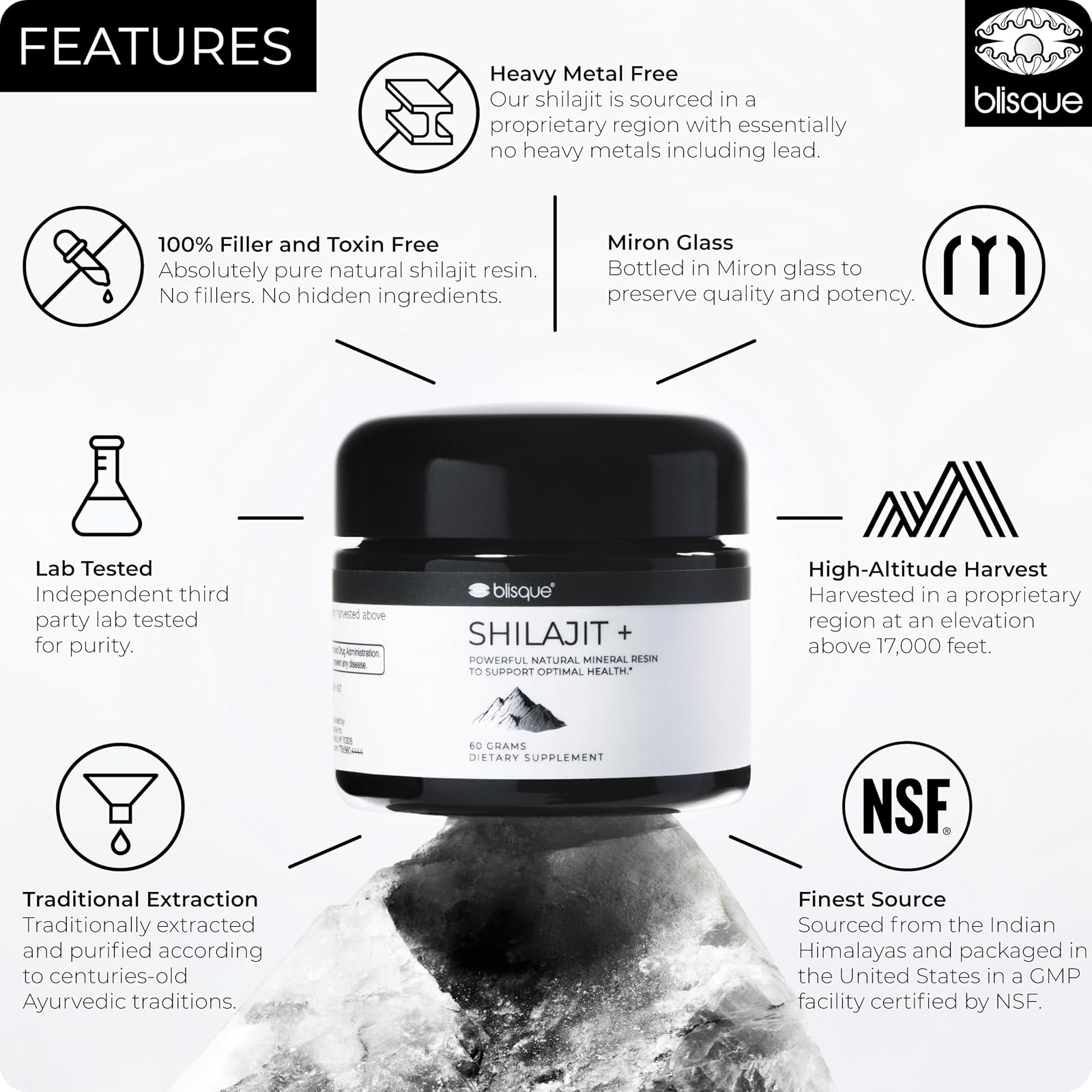 Natural energy booster Shilajit resin