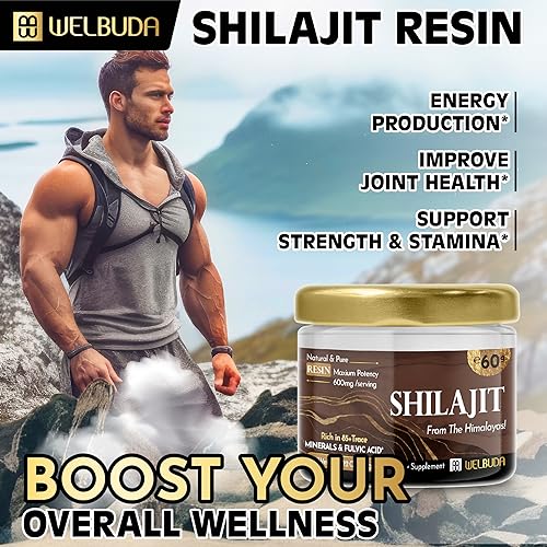 natural energy booster shilajit supplement