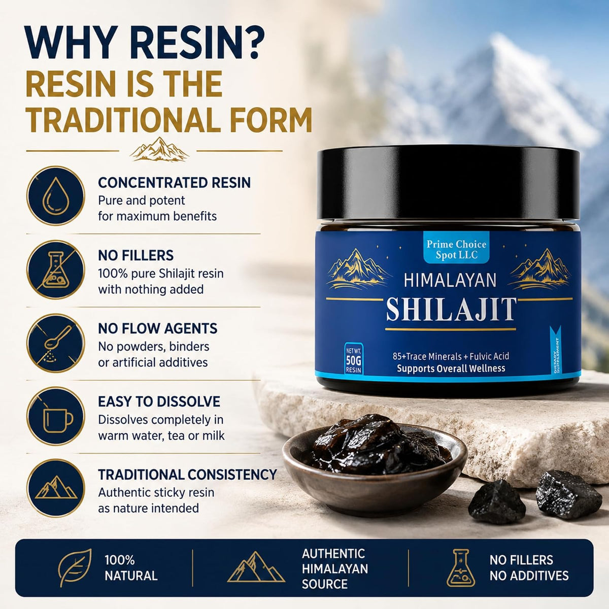 Natural energy booster Shilajit