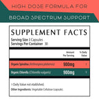 natural energy booster spirulina & chlorella