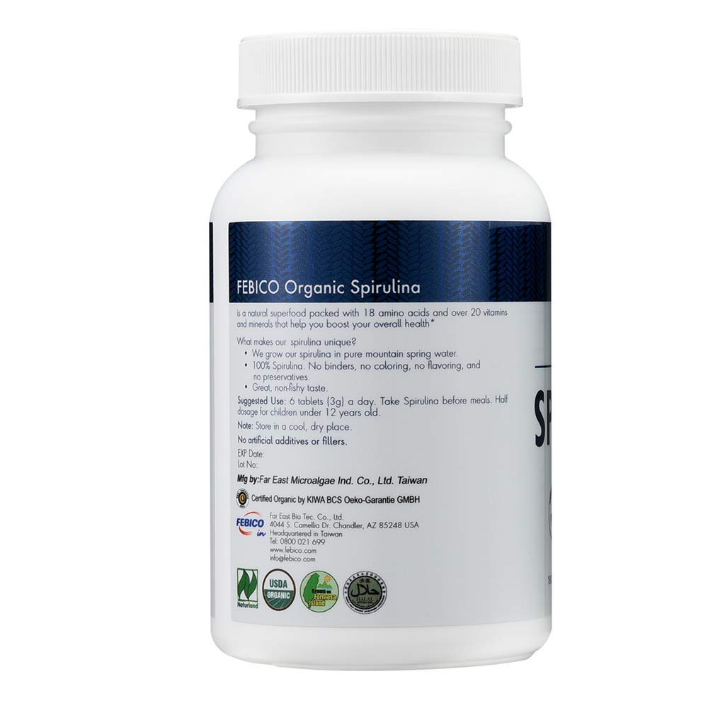 Natural energy booster spirulina