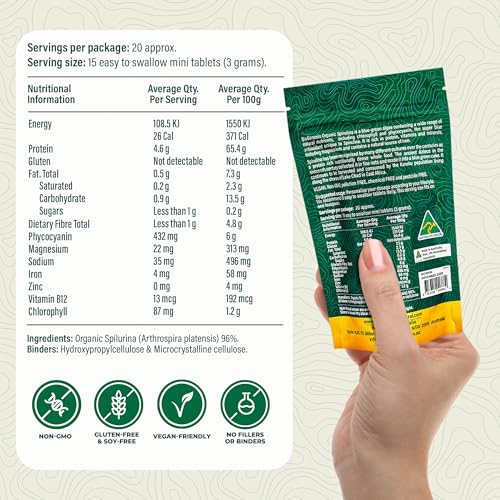 Natural energy booster spirulina
