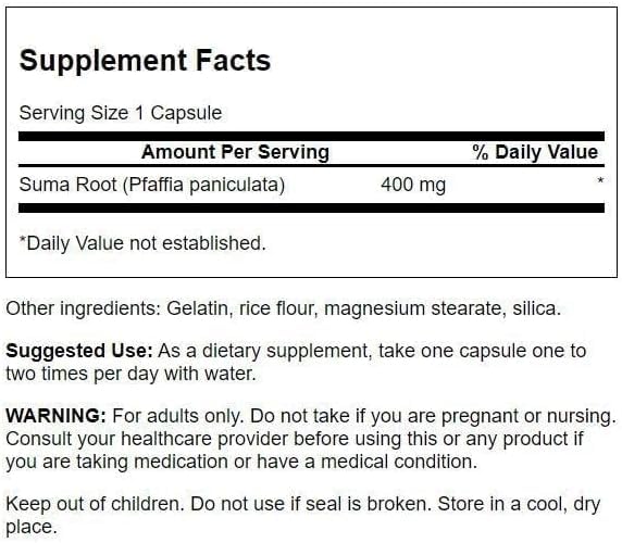 natural energy booster Suma Root