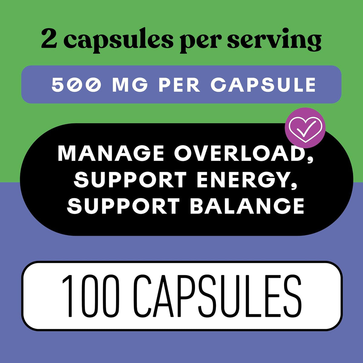 Natural energy booster supplement