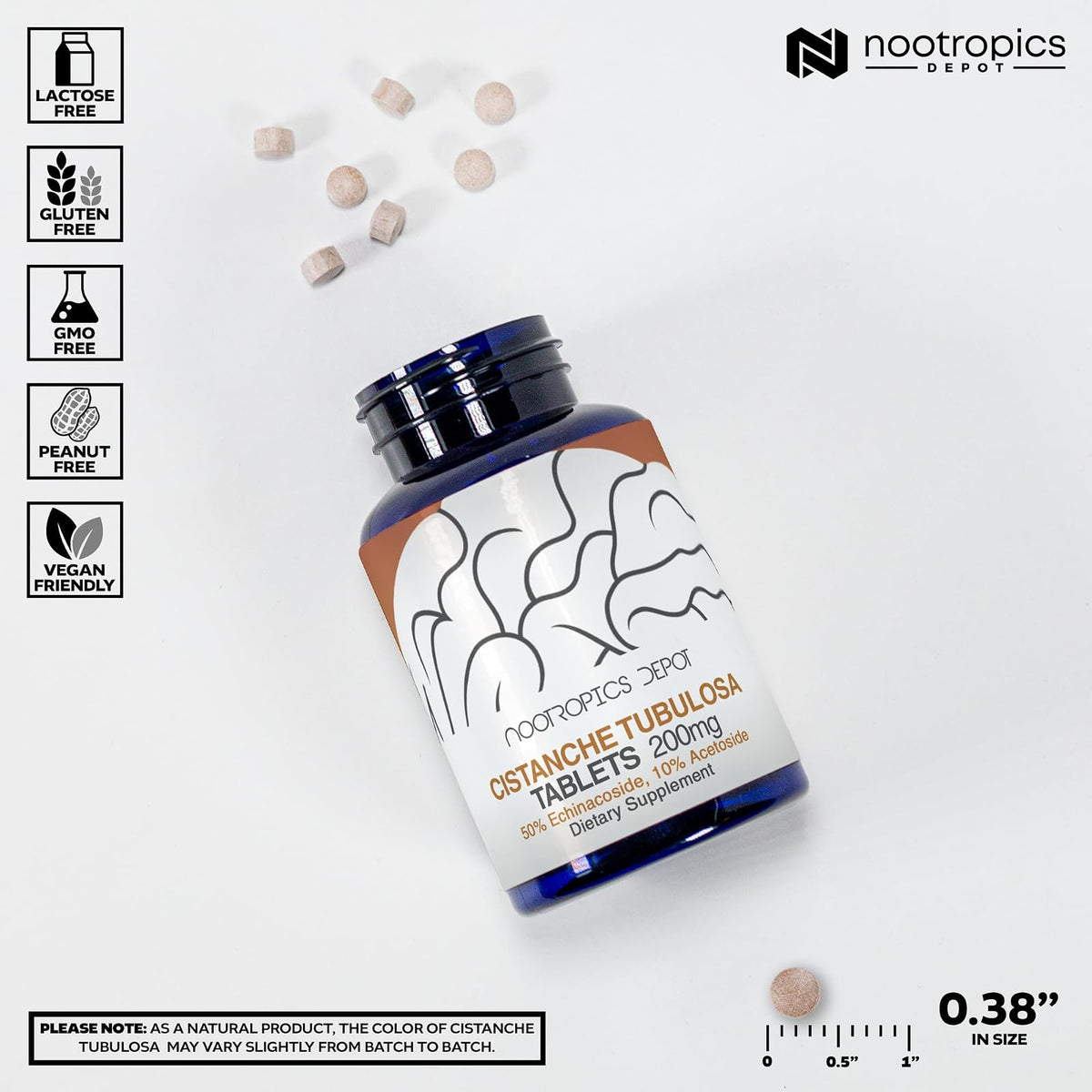 Natural energy booster tablets