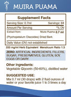 Natural energy booster tincture