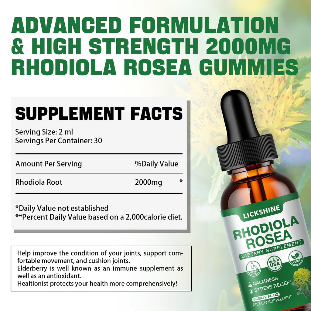 Natural energy booster tincture