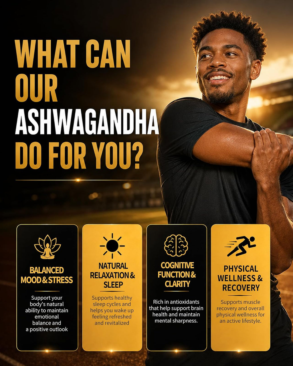 natural energy booster with Ashwagandha