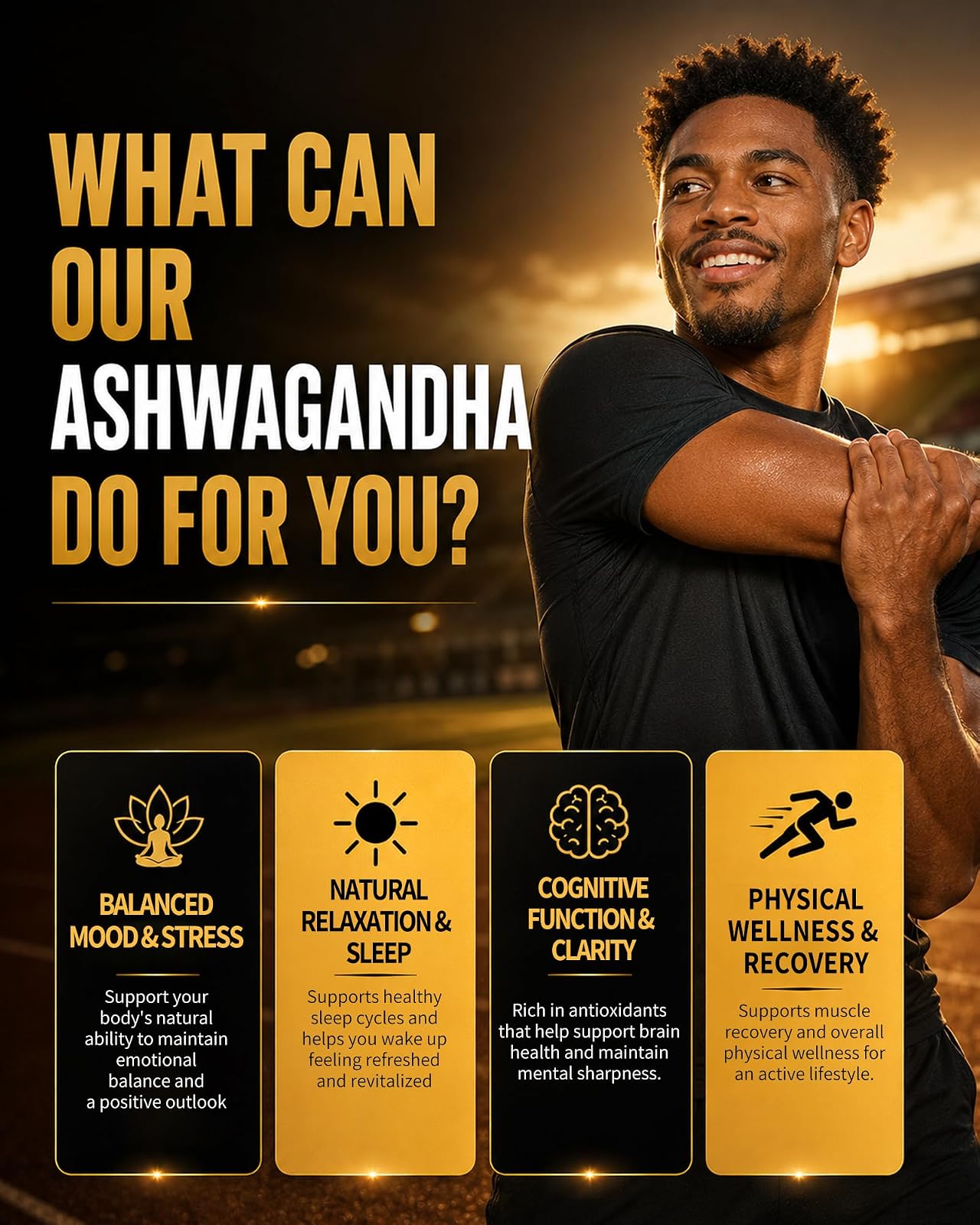 natural energy booster with Ashwagandha