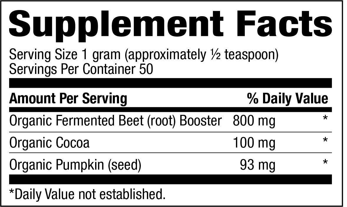 natural energy booster with beetroot