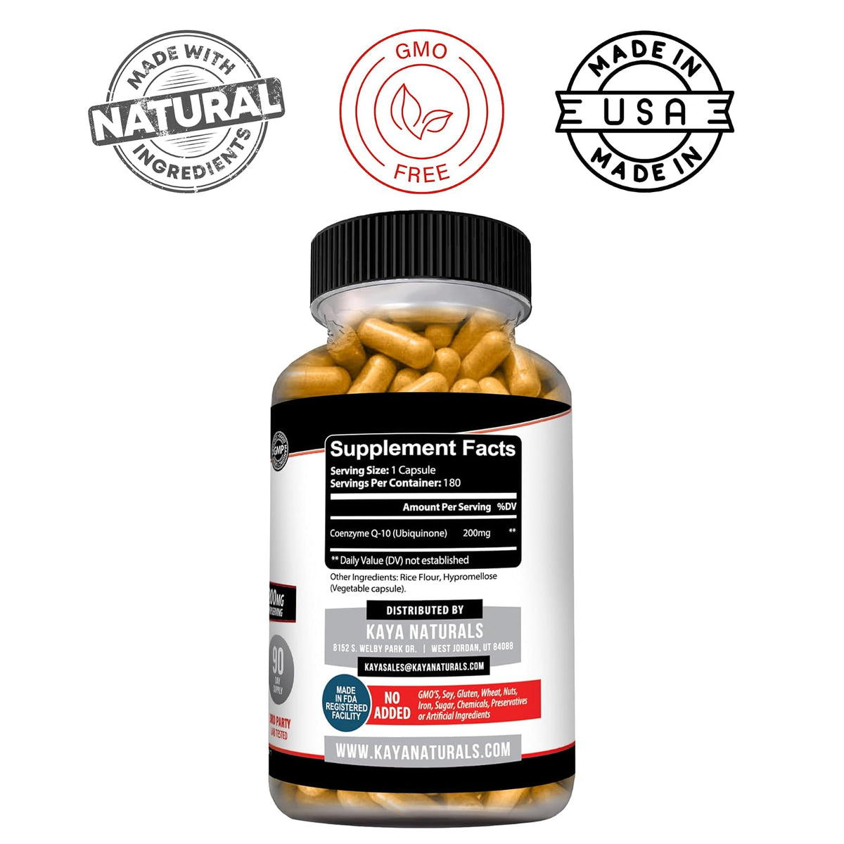 natural energy booster with CoQ10