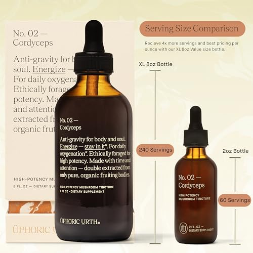 Natural energy booster with cordyceps
