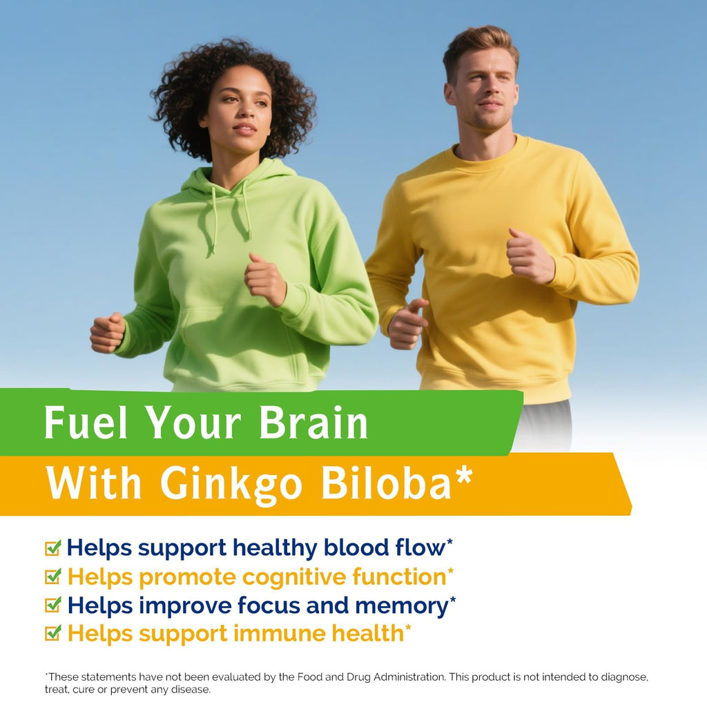 Natural energy booster with Ginkgo
