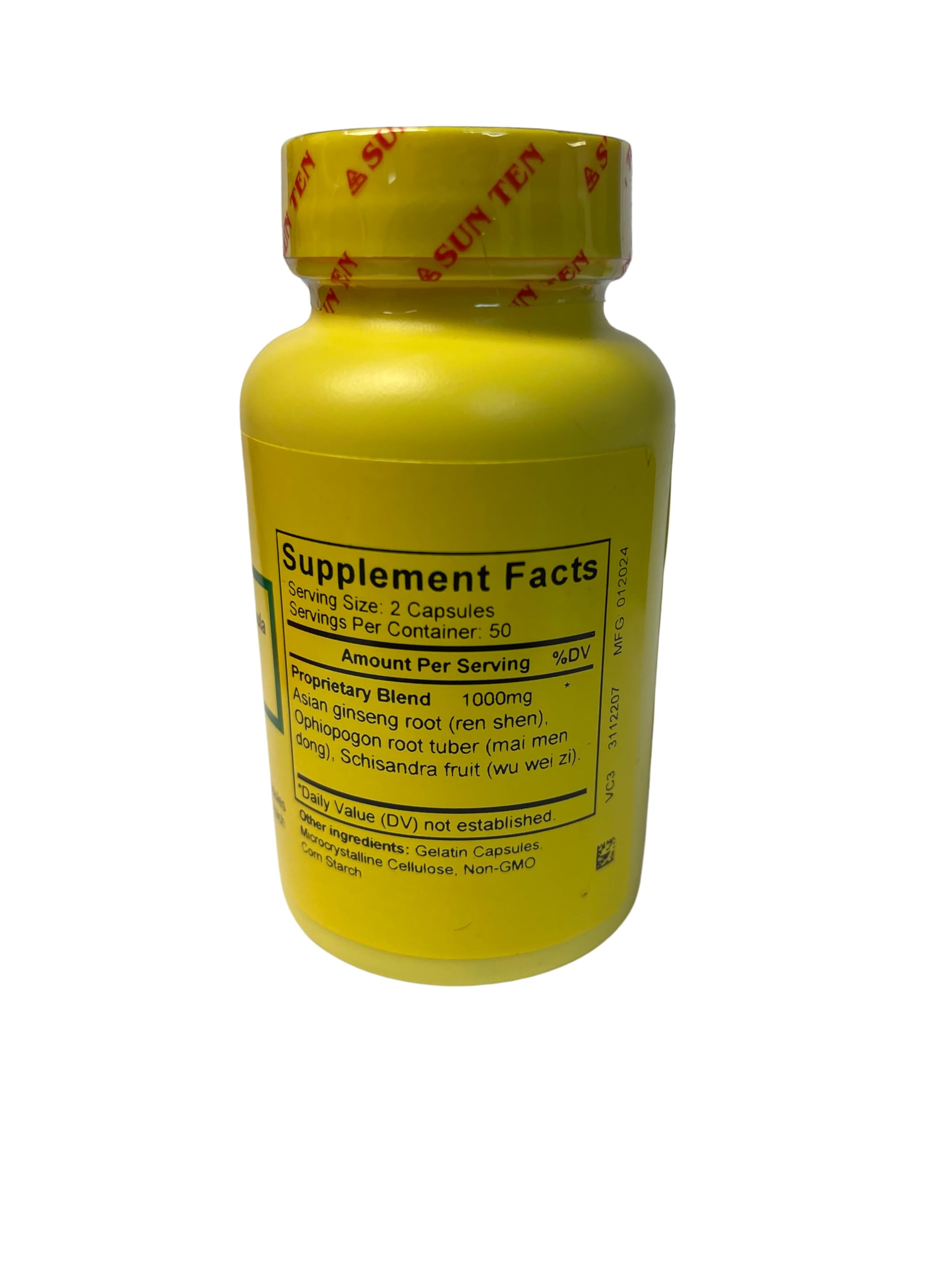 natural energy booster with ginseng