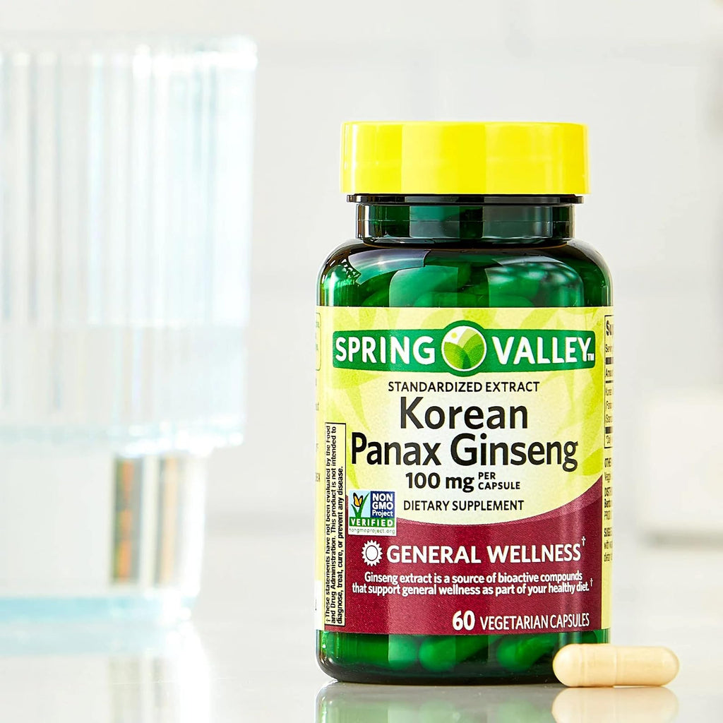 Natural energy booster with Ginseng