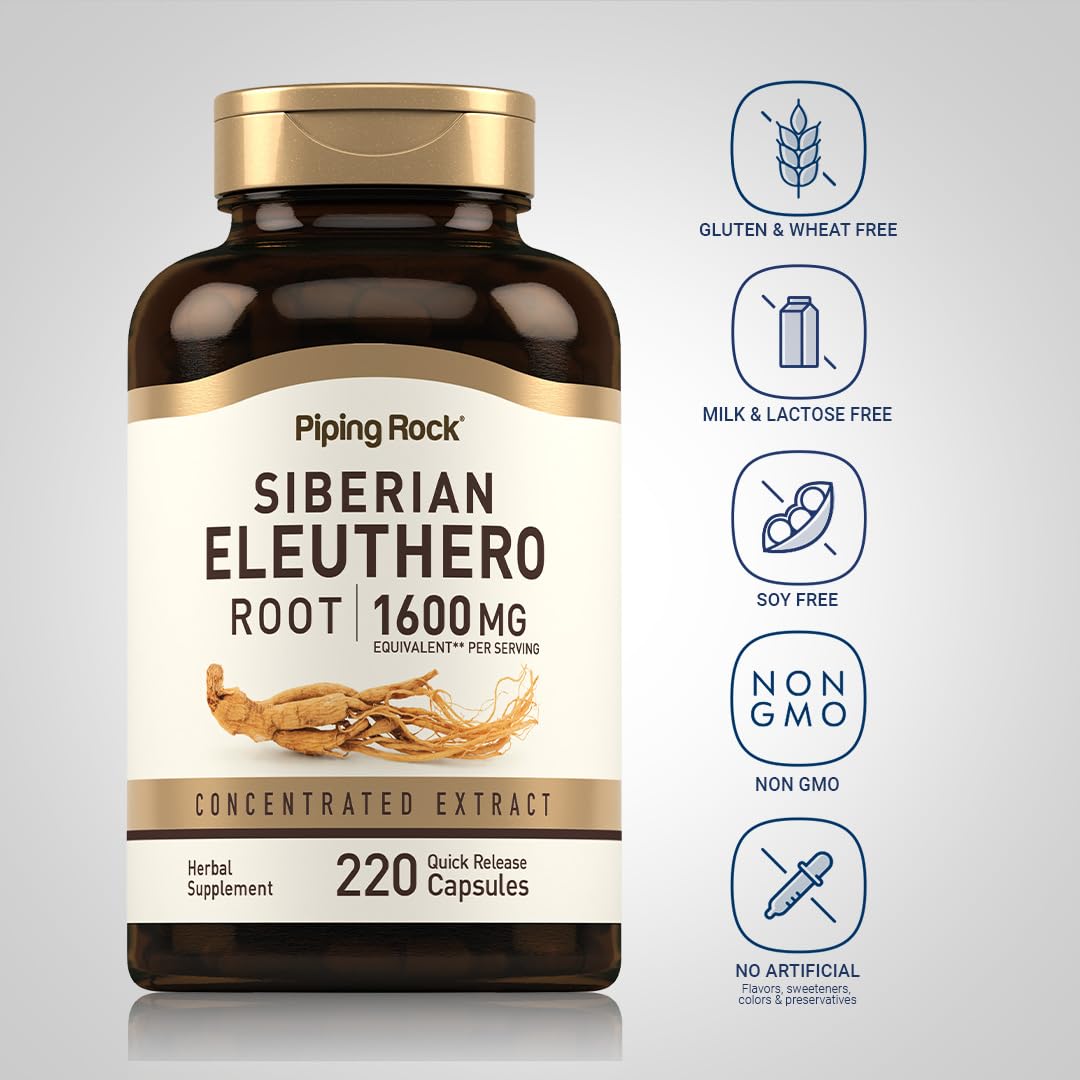 Natural energy booster with ginseng