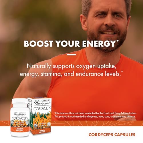 natural energy booster with mushrooms