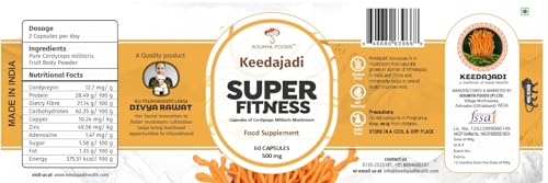 natural energy booster with mushrooms