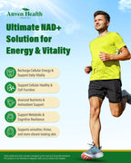 Natural energy booster with NAD+ Resveratrol
