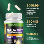 Natural energy booster with NAD