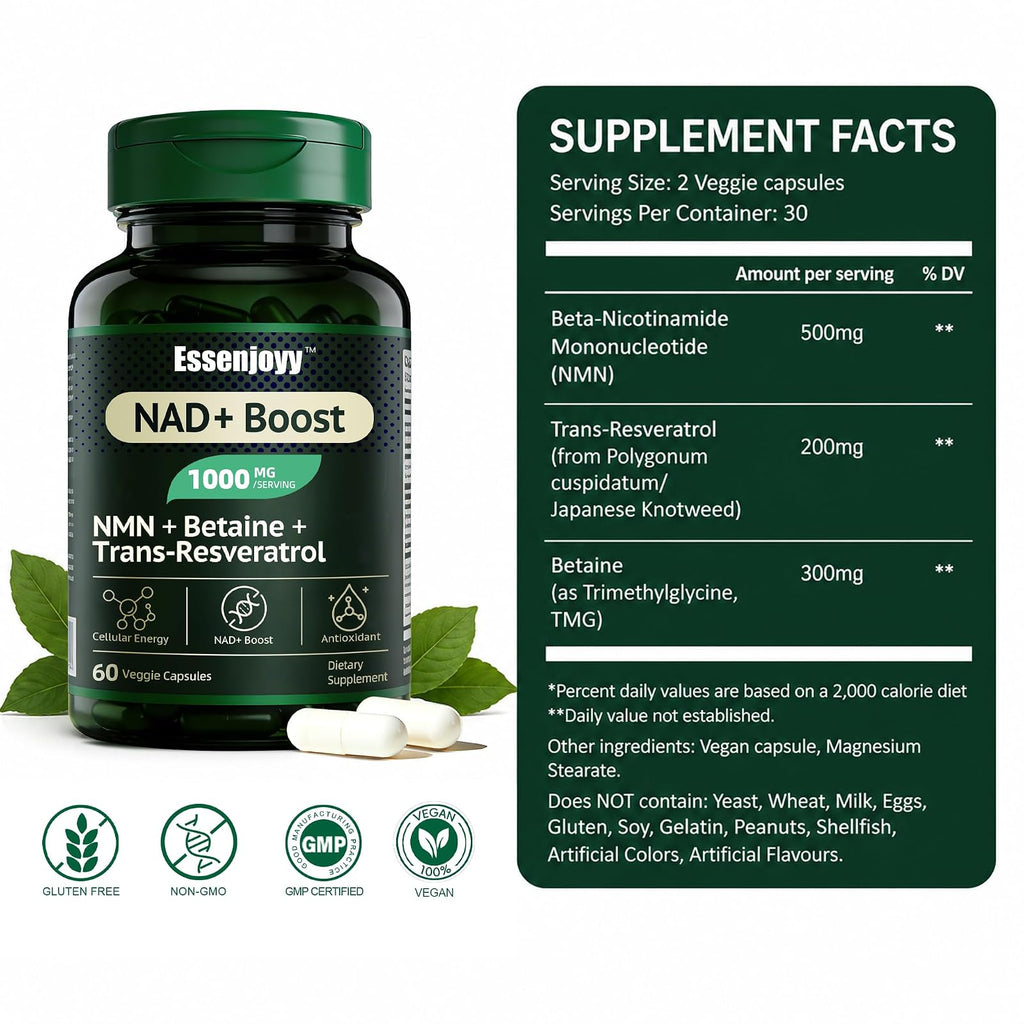 Natural energy booster with NAD+