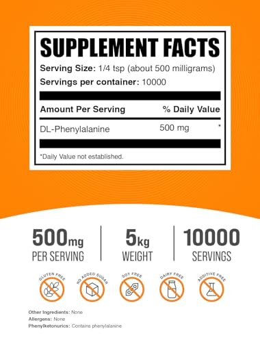 natural energy booster with phenylalanine