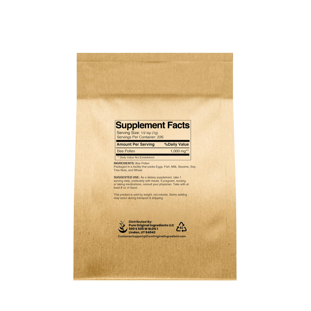 natural energy booster with pollen