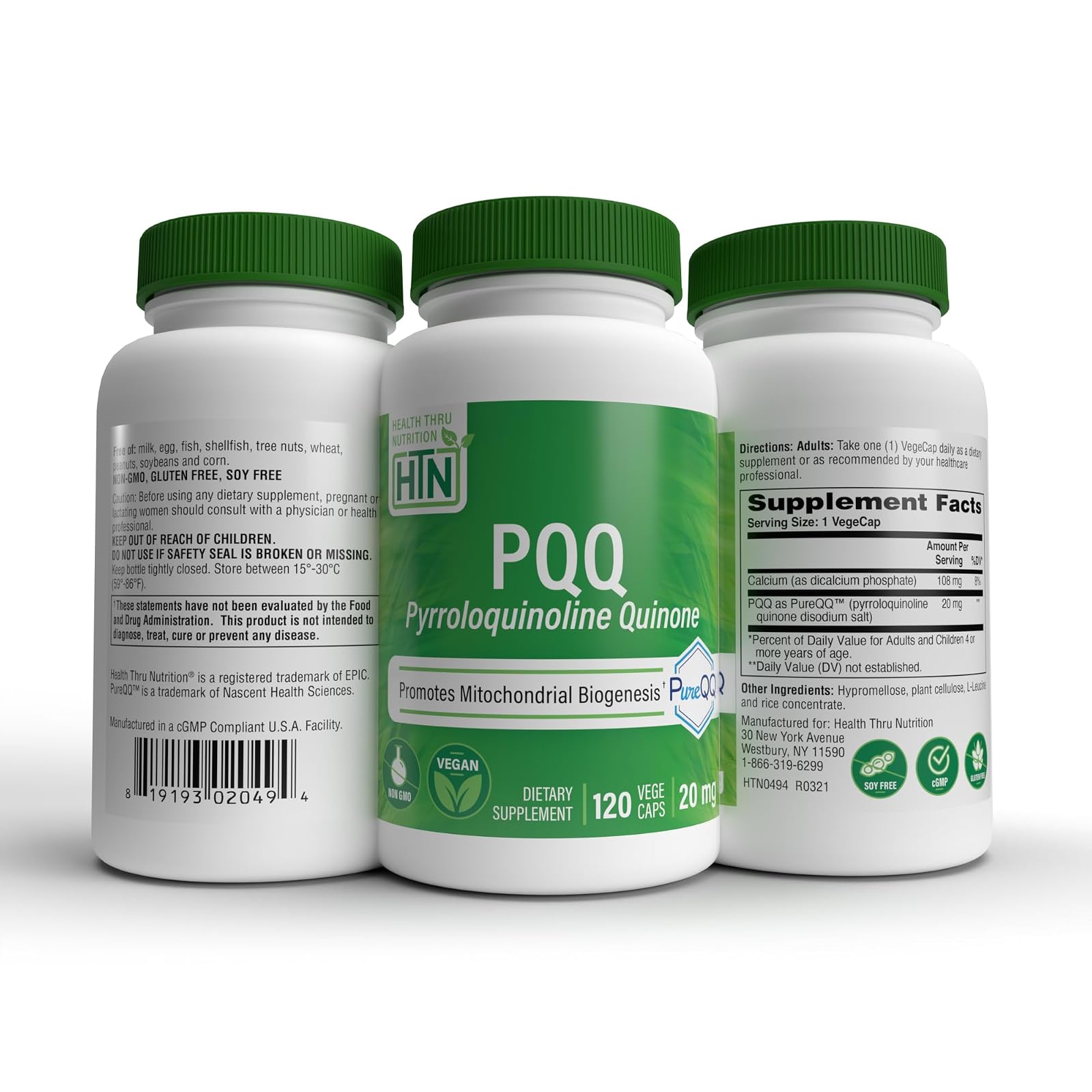 Natural energy booster with PQQ