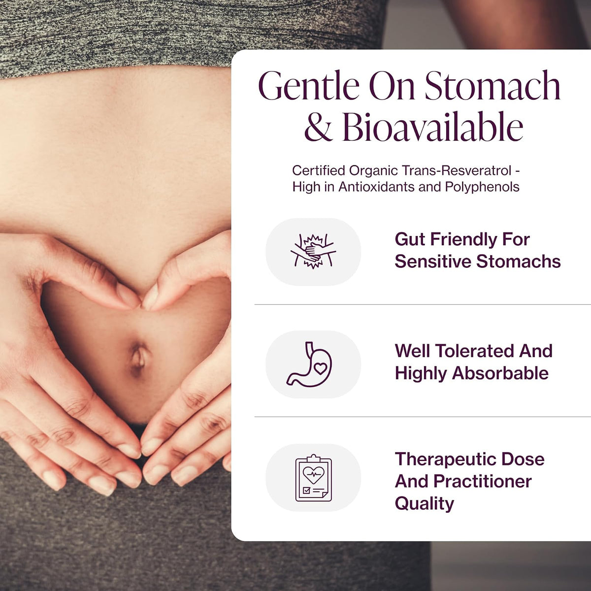 Natural energy booster with Resveratrol
