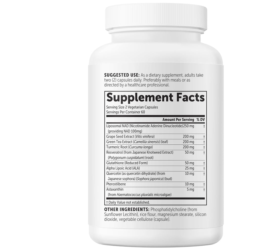 Natural energy booster with resveratrol