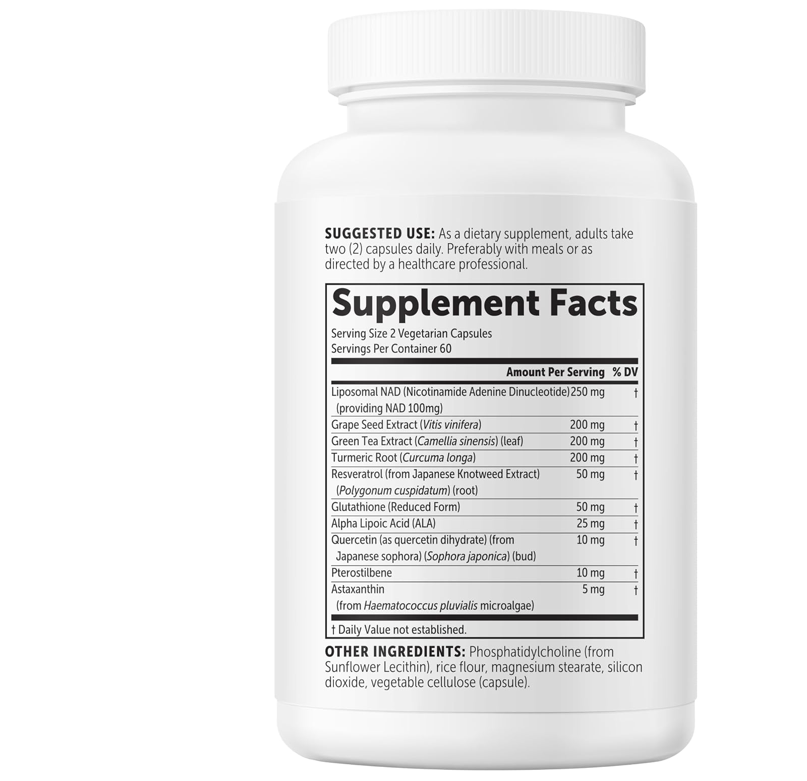 Natural energy booster with resveratrol
