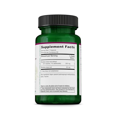 Natural energy booster with Rhodiola