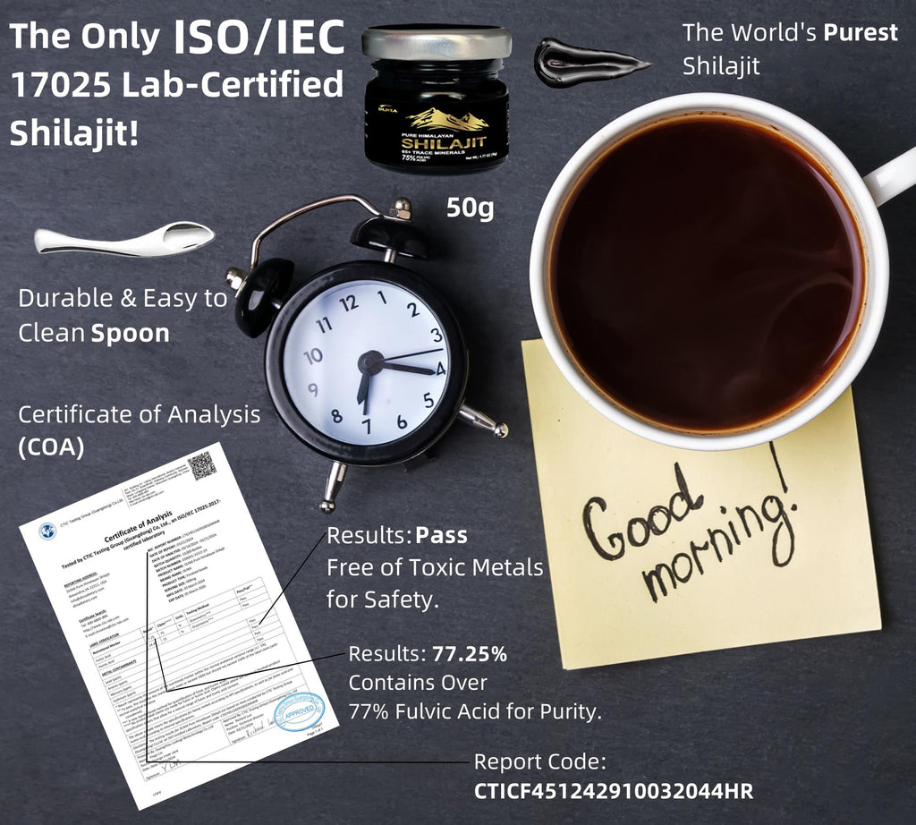 Natural energy booster with Shilajit