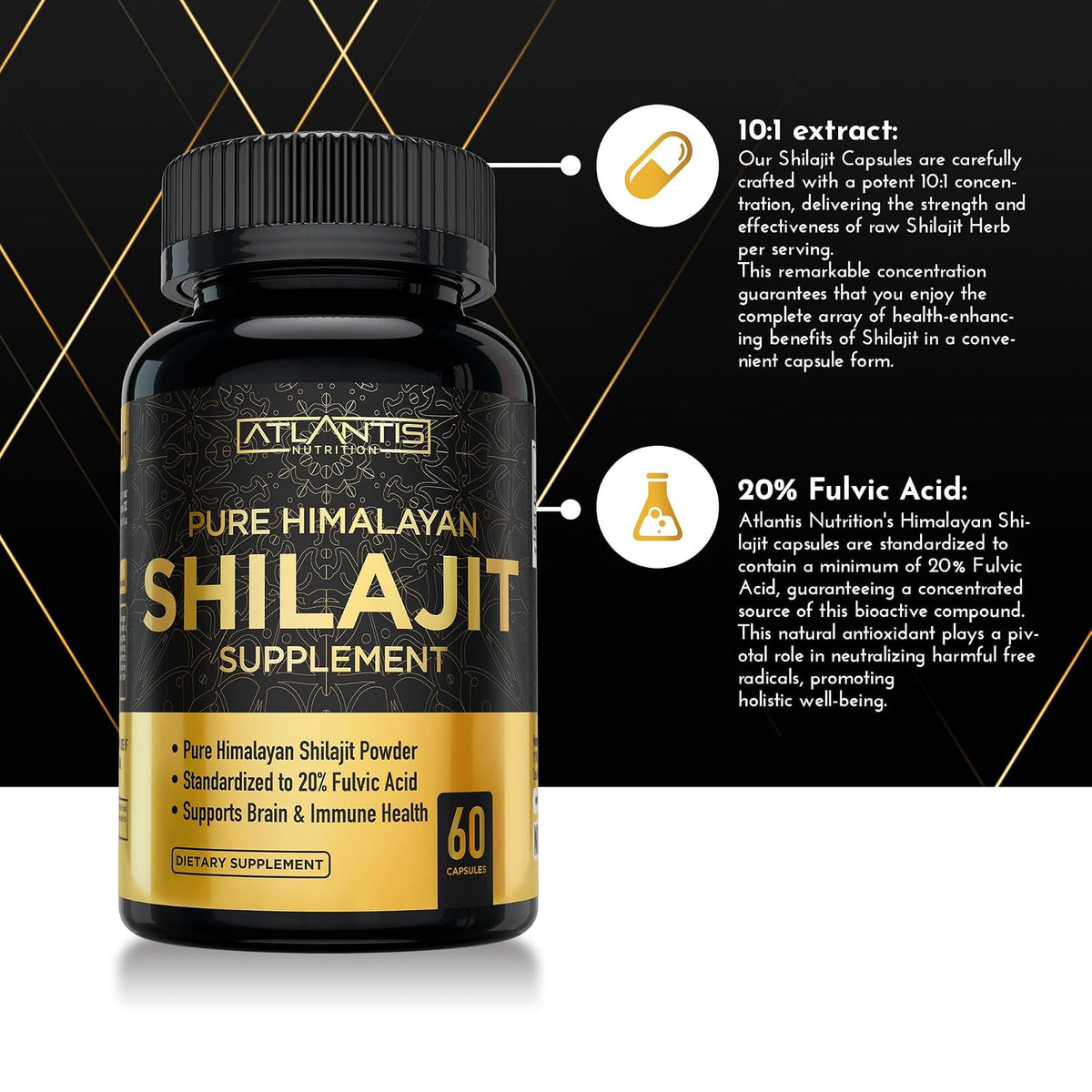 Natural energy booster with Shilajit